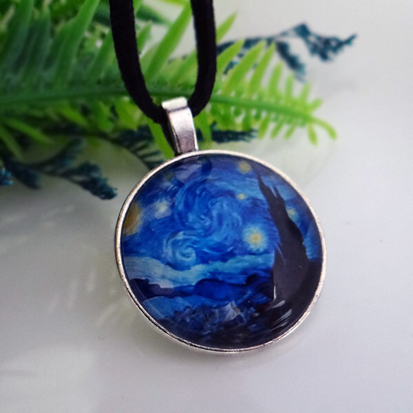 Колье, стекло