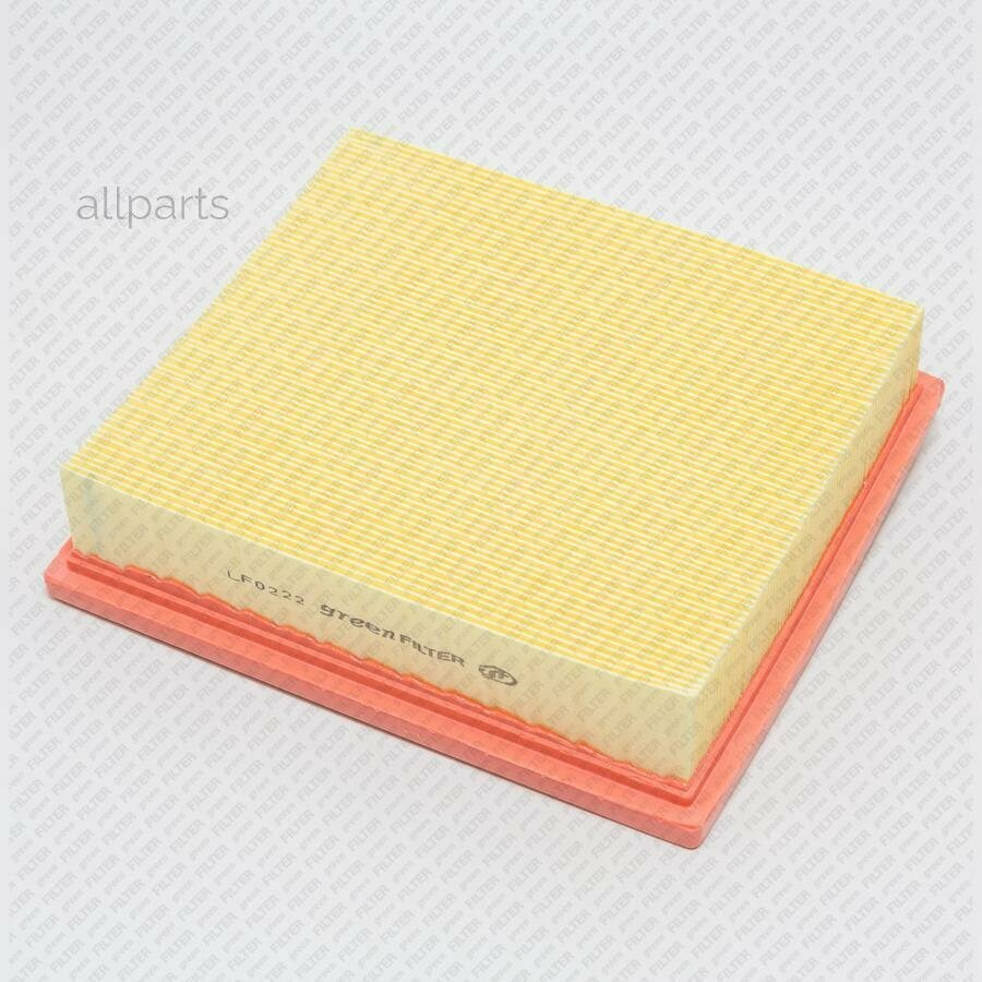GREEN FILTER LF0222 фильтр воздушный LEXUS RX 350 09-, JEEP GRAND CHEROKEE IV 3.6,5.7,6.4 10-