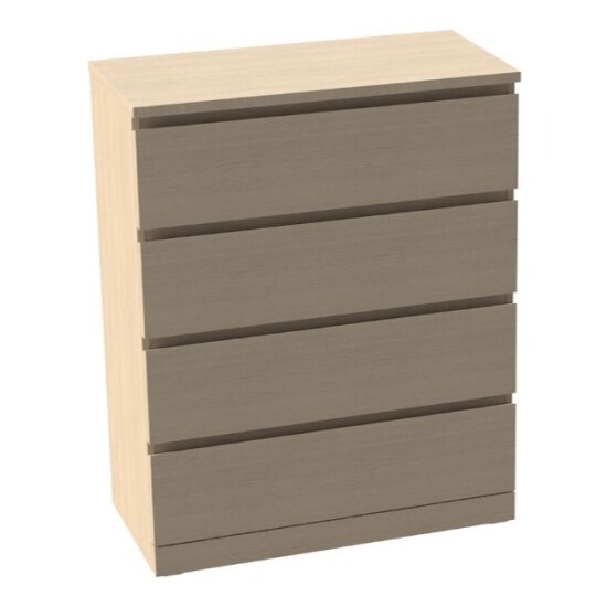 Комод Гуд Лакк S00258 Варма 4 80х100х40 шпон дуб, беленый