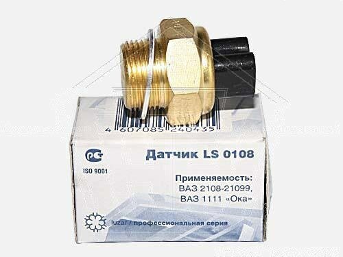 Датчик вкл. вентилятора ваз 2108-09 (94-99*с) luzar (ls 0108) (тм 108-10)