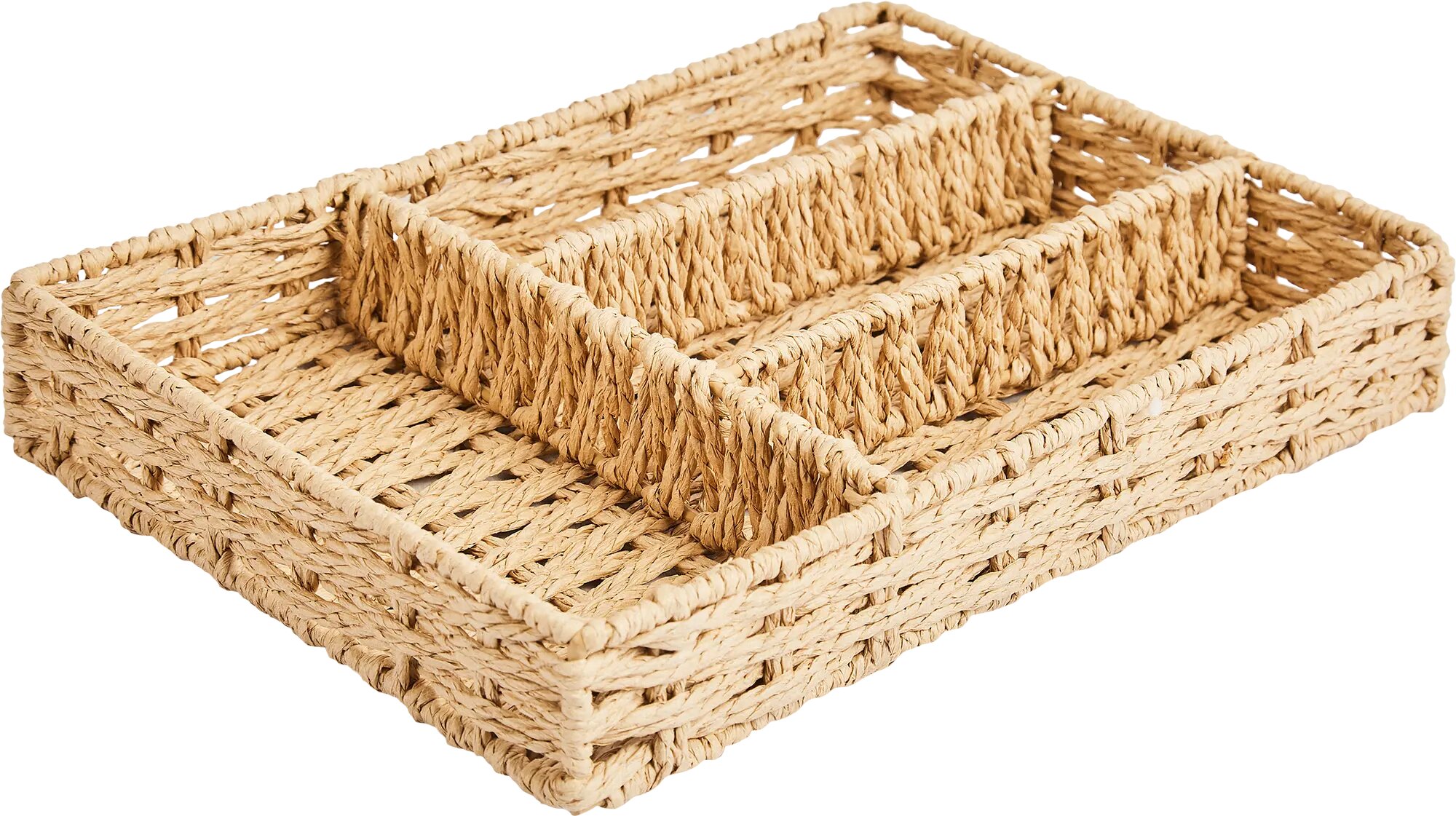 Органайзер для хранения 31x21x5 см бумага бежевый