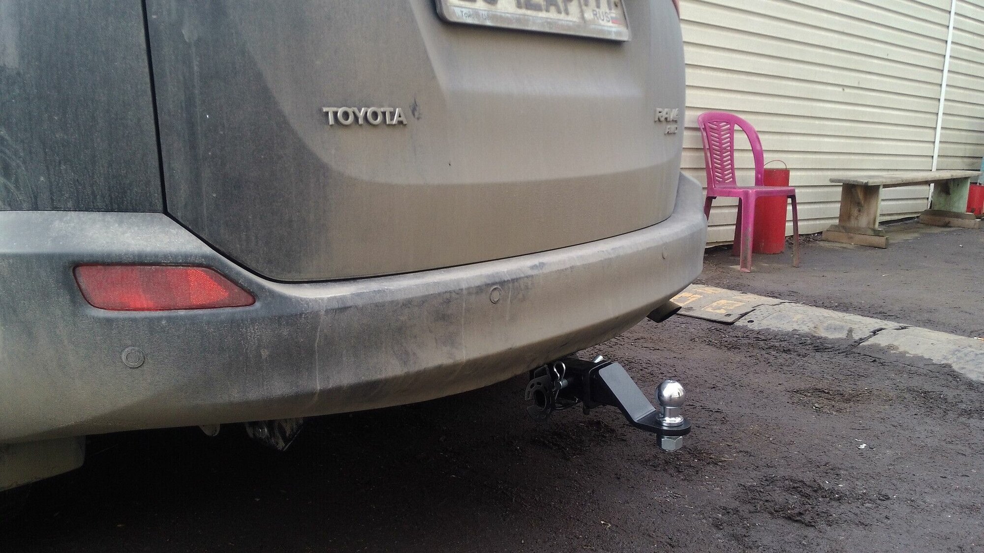 Фаркоп с элект. Smart, на Toyota RAV4 FA 0160-E (с 2012 по 2019 г. в.) (паспорт и сертификат в комплекте) Бизон