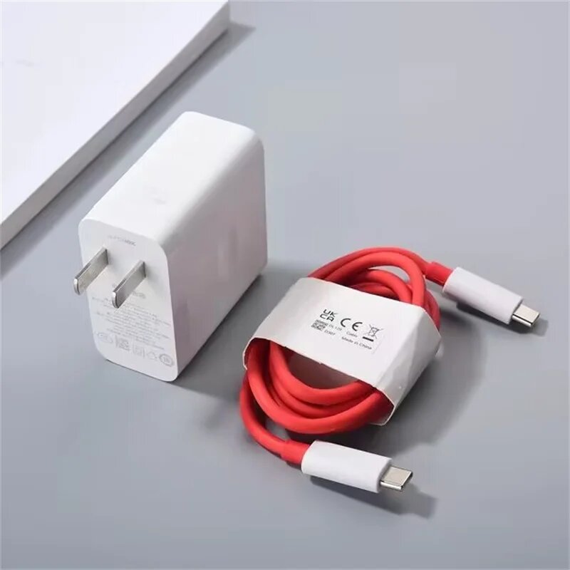 USB-зарядное устройство OnePlus, 160 Вт, SuperVOOC, адаптер питания для быстрой US Charger Add Cable