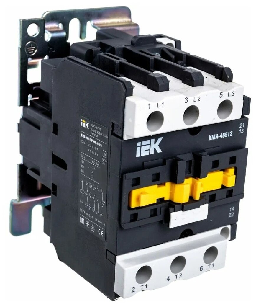Контактор КМИ-46512 65А 230В/АС3 1НО 1НЗ IEK KKM41-065-230-11