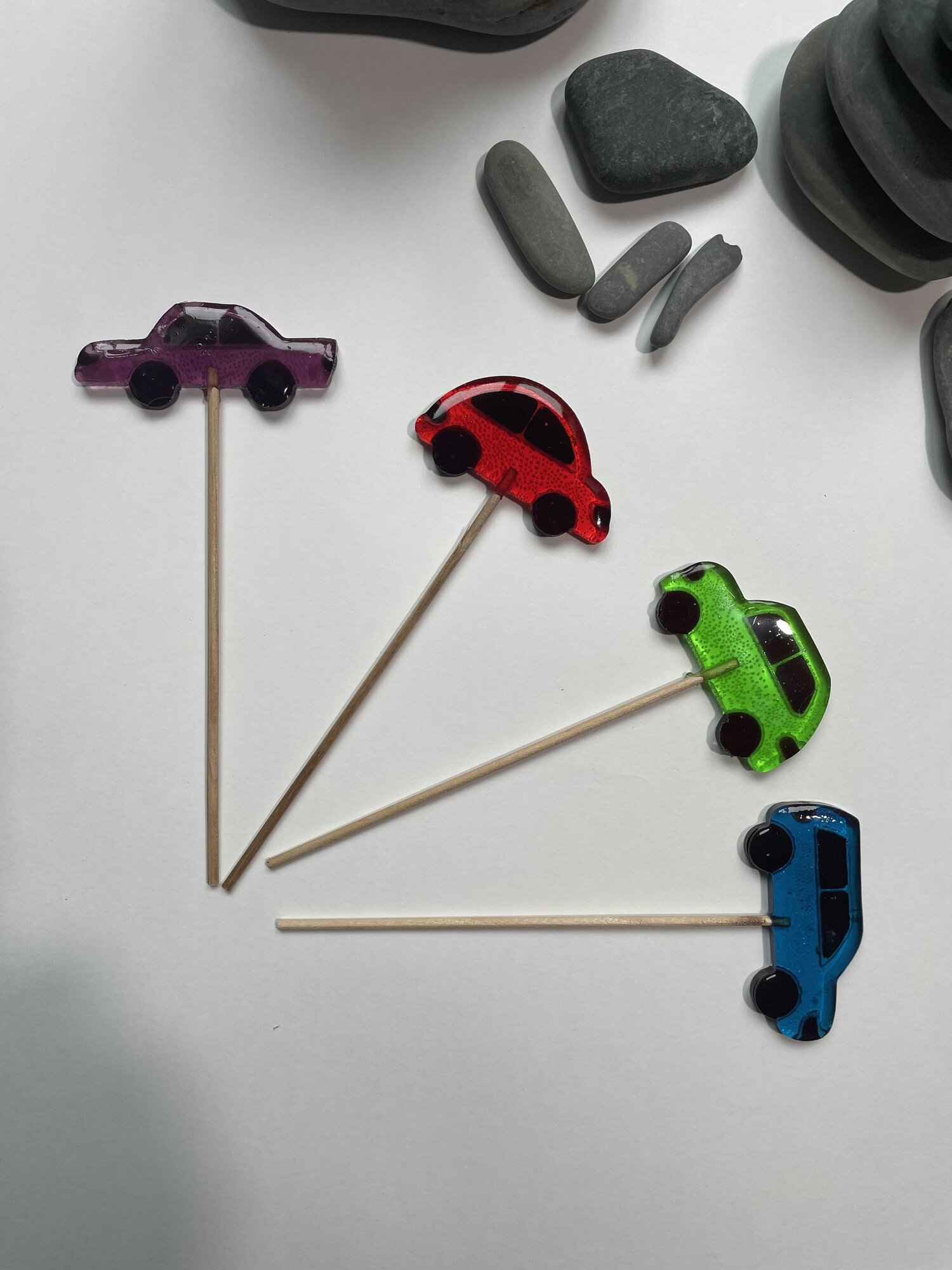 Леденец на палочке. Машинка