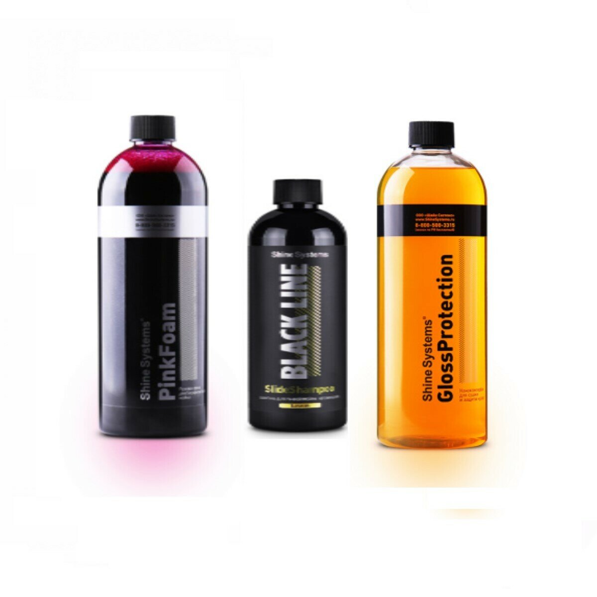 Набор для трехфазной мойки PinkFoam +BL Banana+GlossProtection