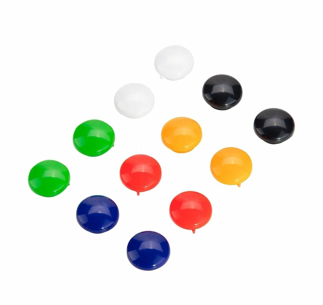 Магнит для досок круглый d 20 мм в наборе 12 шт