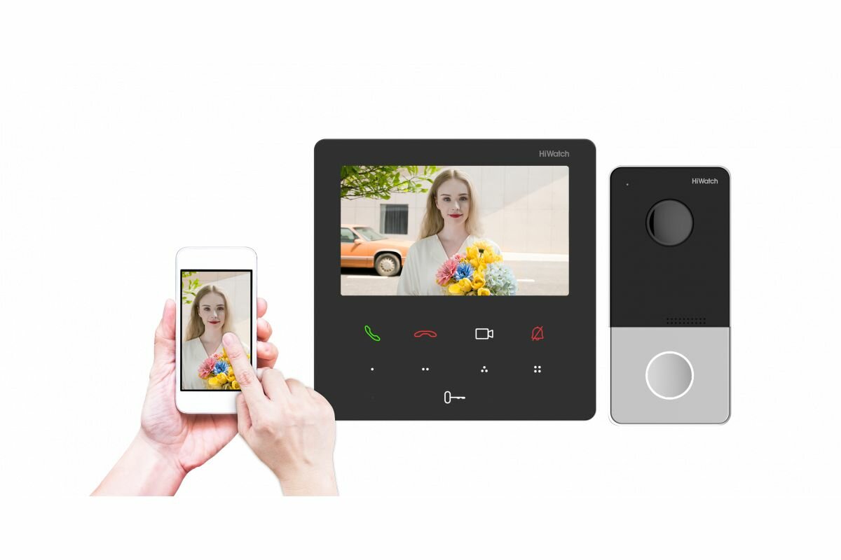 Hiwatch DS-D200IKWF Комплект видеодомофона