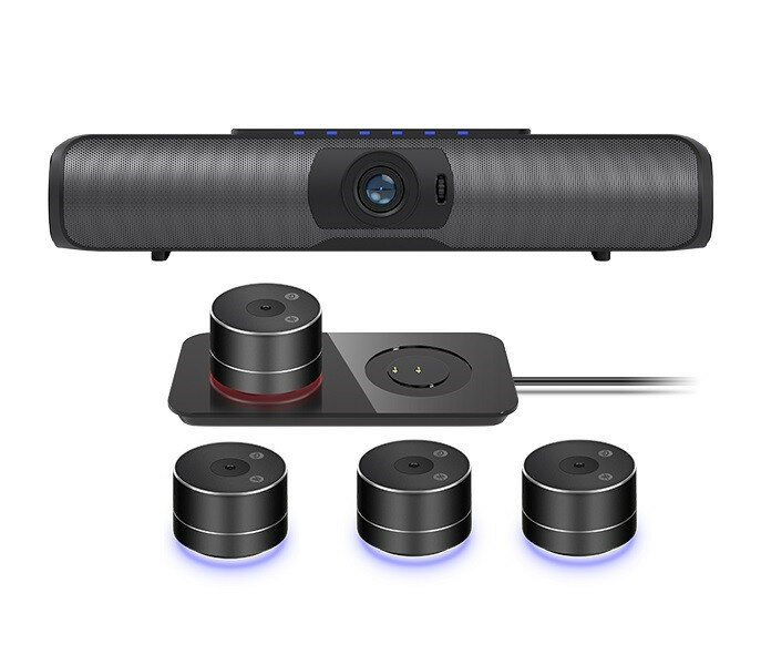 JazzTel Quadro CAM видеобар для конференций с микрофонным массивом на 4 микрофона