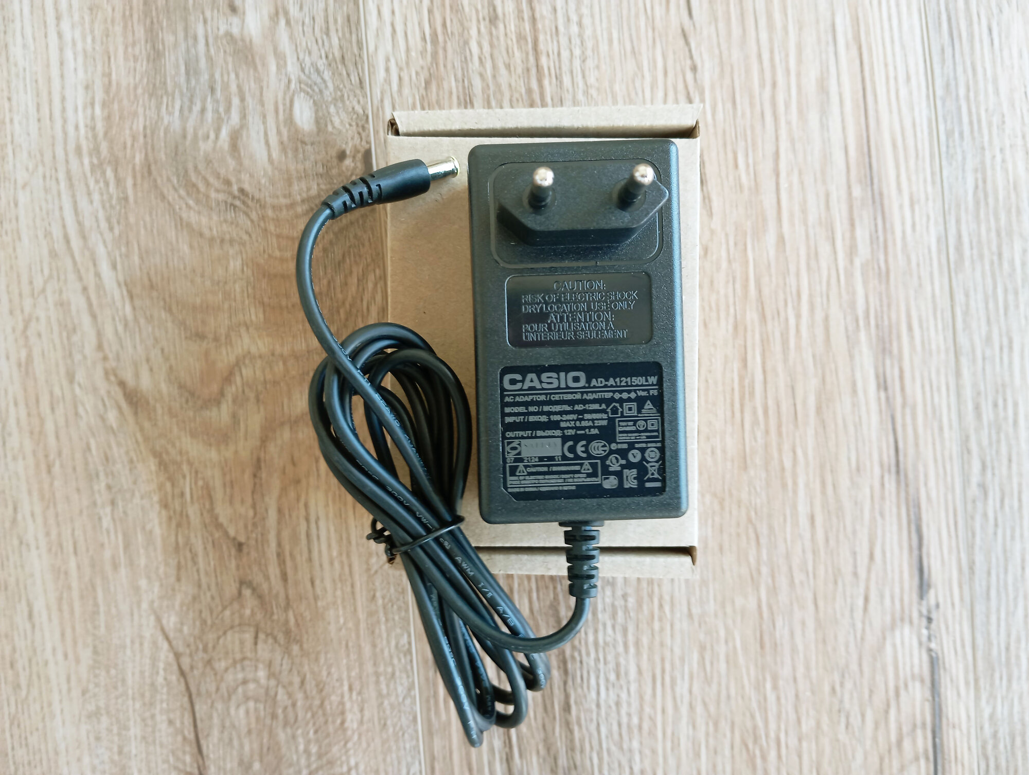 Блок питания Casio Privia PX-350MBK для цифрового фортепиано (адаптер 12V)