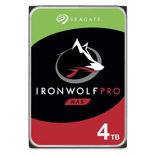 Жесткий диск Seagate Ironwolf Pro ST4000NT001, 4ТБ, HDD, SATA III, 3.5"
