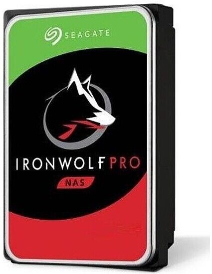 Жесткий диск 3.5" 10 ТБ Seagate IronWolf Pro NAS ST10000NE0008, б/у, SATA III, 256 Mb, 7200 rpm