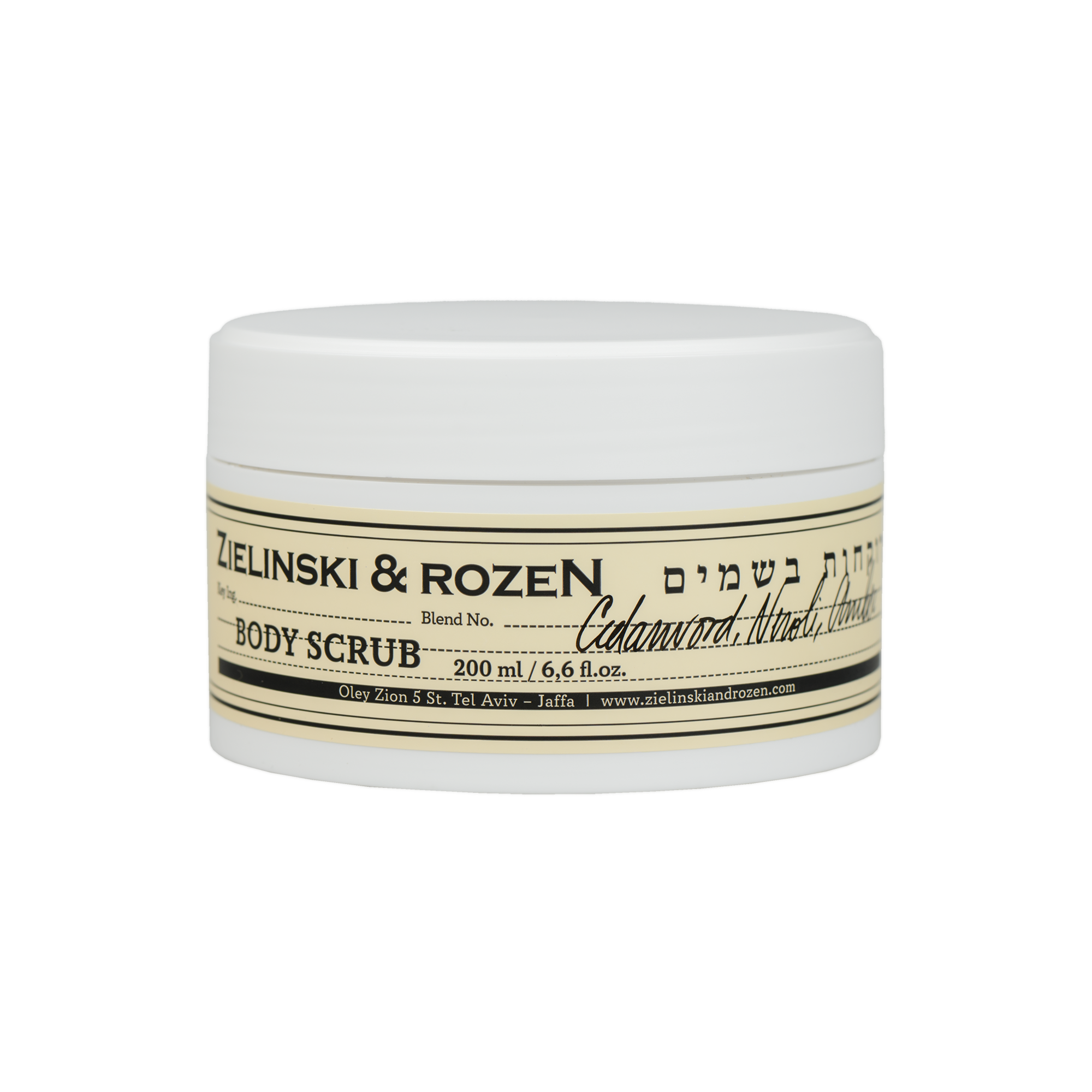 Zielinski & Rozen Скраб для тела Кедр, Нероли, Амбра (200мл)