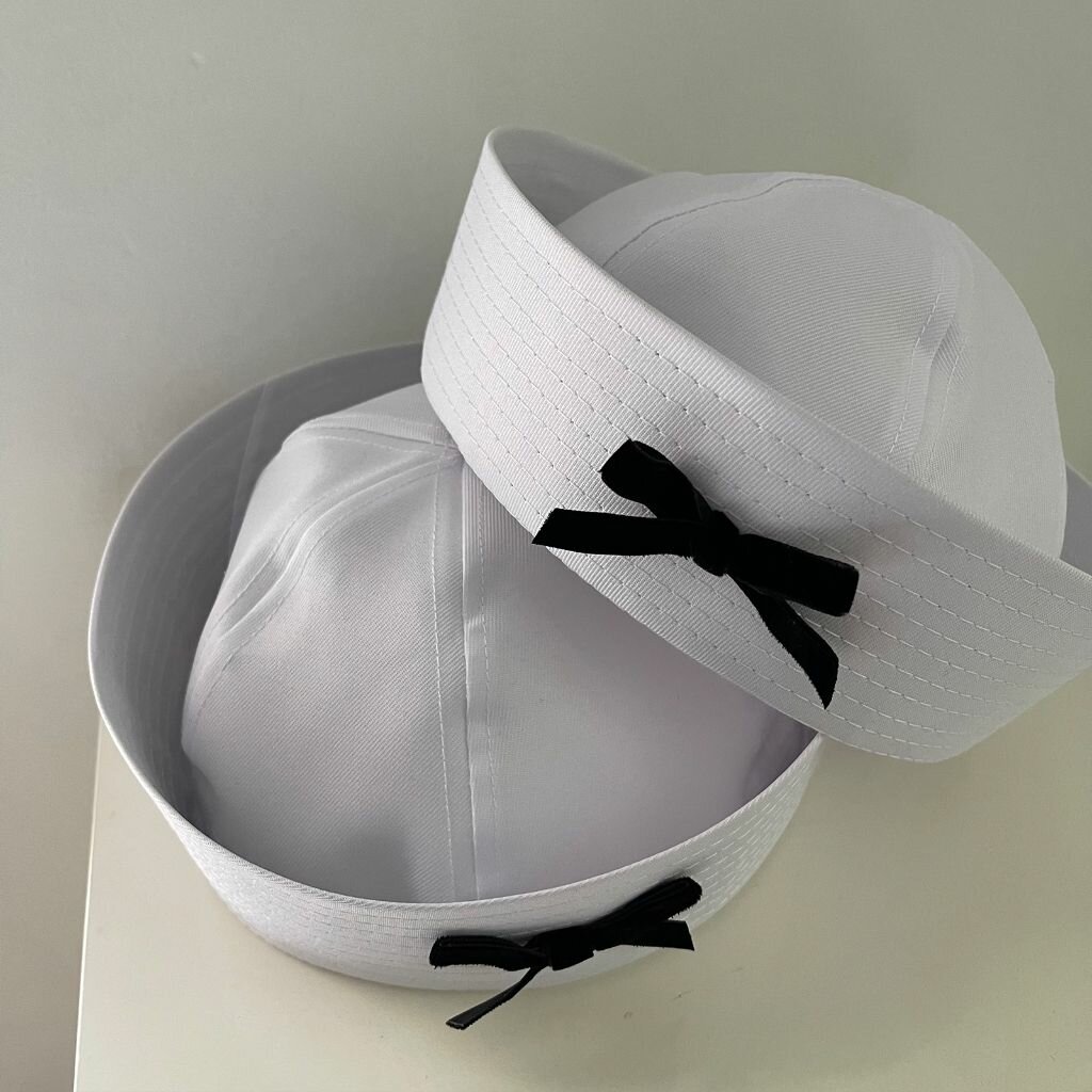 Милая матросская шляпа с японским бантом-60 см