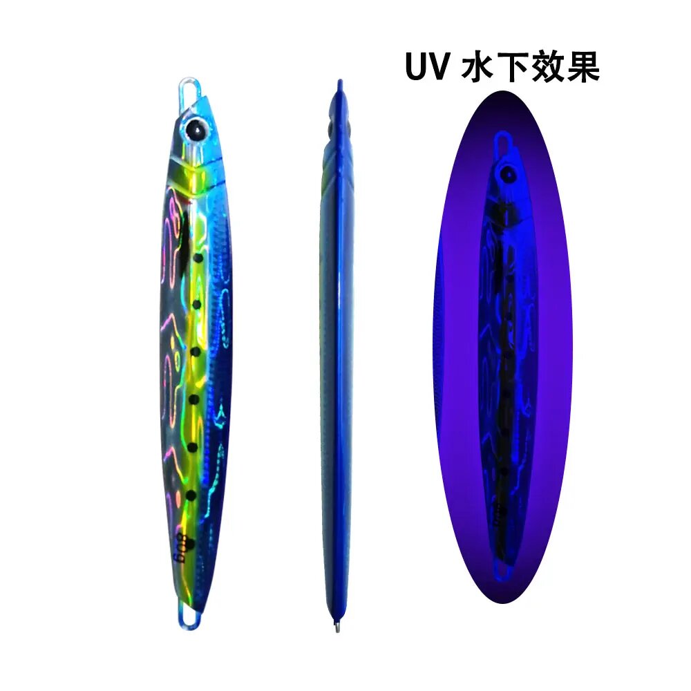 Приманка-джиг AS Slow Falling Jig 250g Green-UV