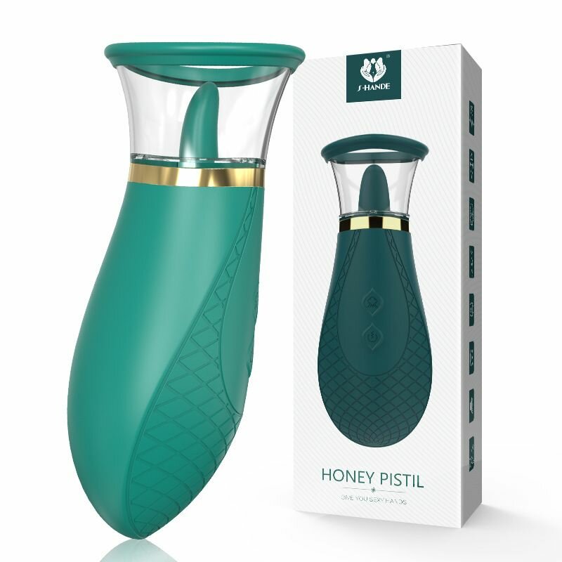 Сосущий мастурбатор, женская секс-игрушка с 9 режимами лизания языка и вибрации, легко носить с собой.