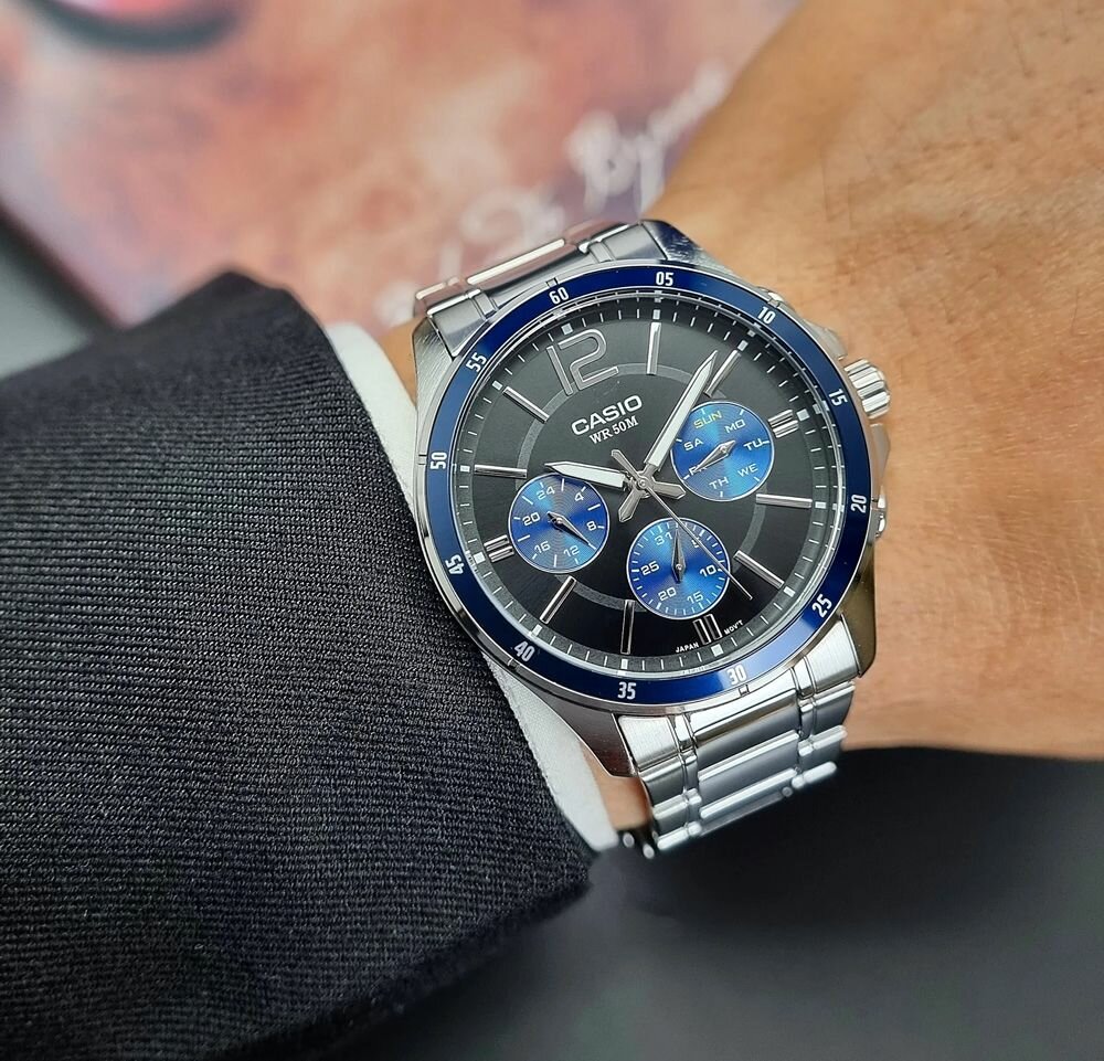 Наручные часы CASIO, синий — фото 1