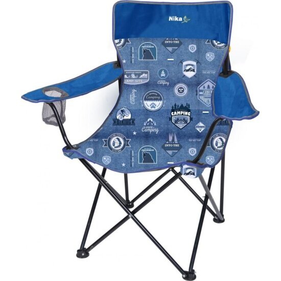 Стул складной Nika НИКА Премиум 5 ПСП5-ДС, джинс-синий