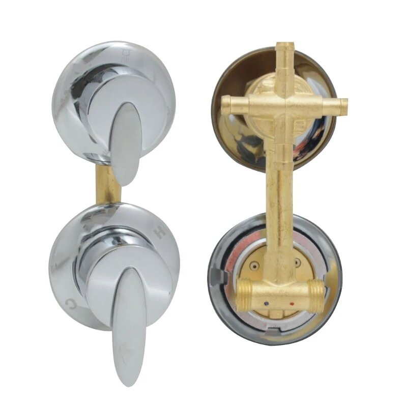 4-хходовой смеситель для душа из латунья, смесители для душевых комнат, аксессуары для душевых кабин, кран-переключатель для душа-B