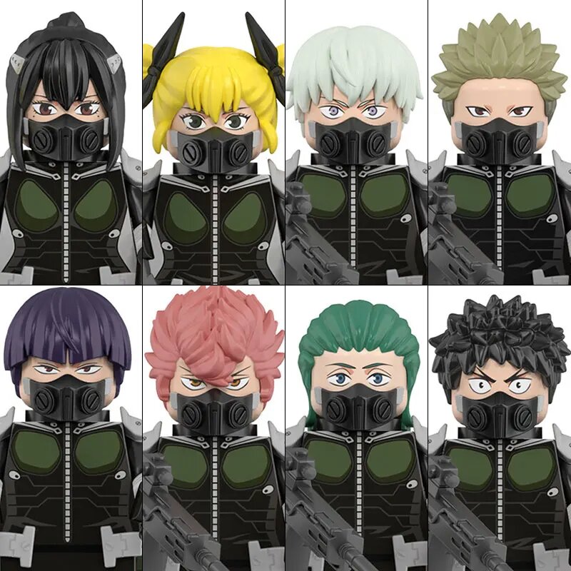 Мини-фигурки My Hero Academia, Кайку, черный, WM6197