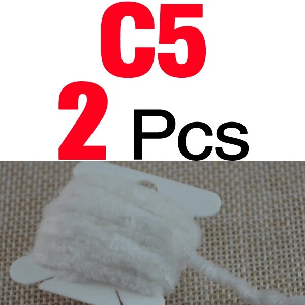 Набор для вязания мушек C5, Белый, 2 шт