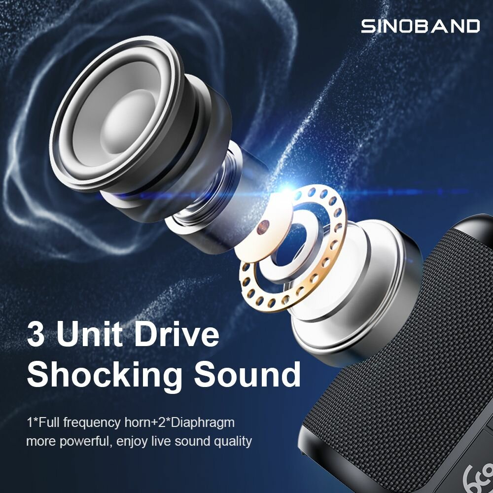 Xdobo 3 Kingdoms 40W Беспроводные Bluetooth динамики Портативный водонепроницаемый музыкальный центр