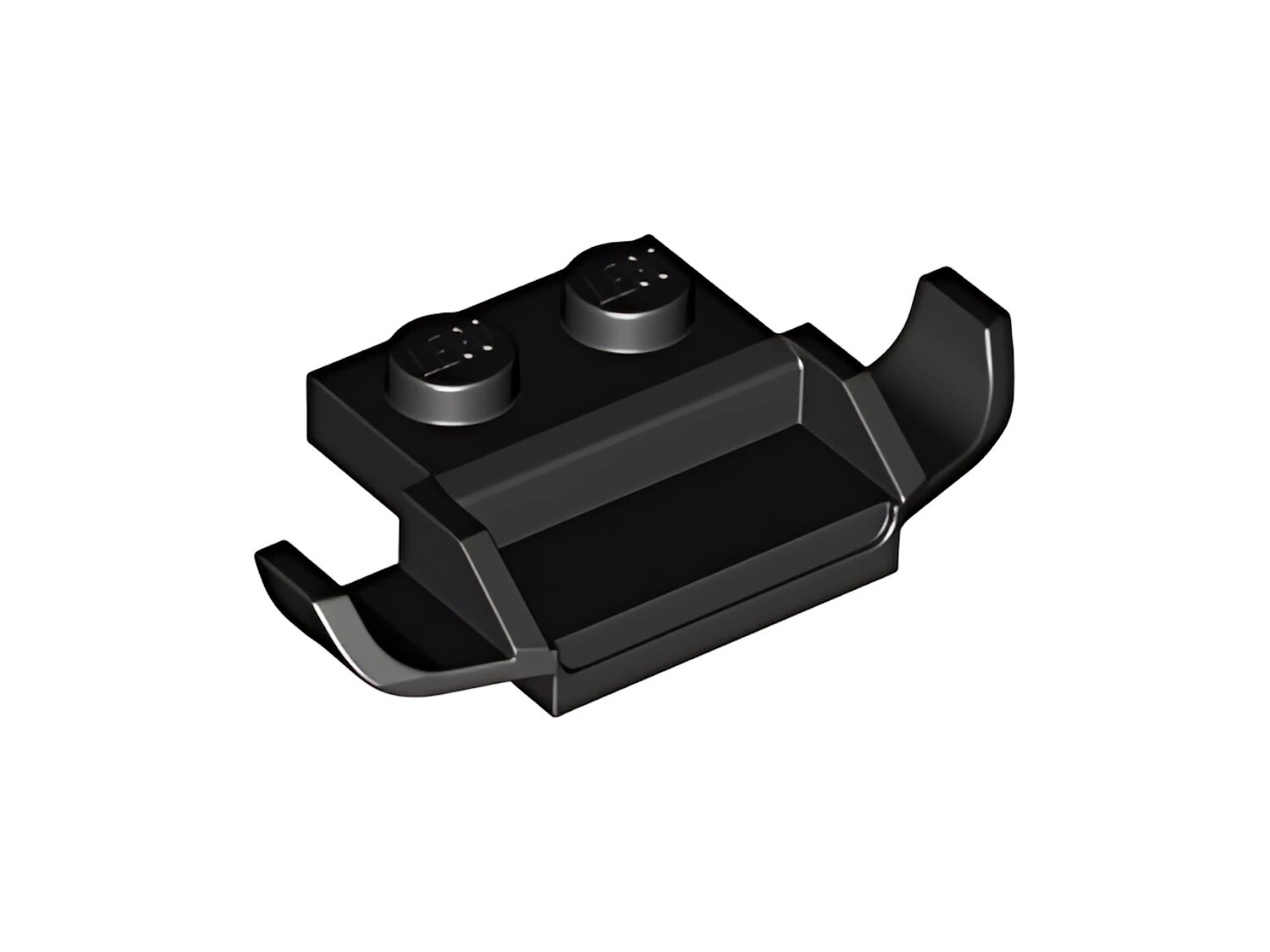 Деталь LEGO Lego Plate, Modified 1 x 2 with Racers Car Grille 50949 Black U