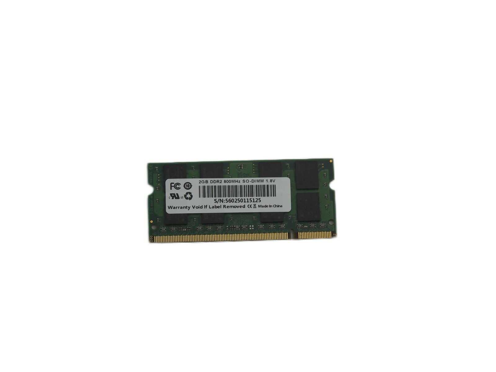Оперативная память SODIMM 2Gb, DDR2 800MHz, Ymeiton