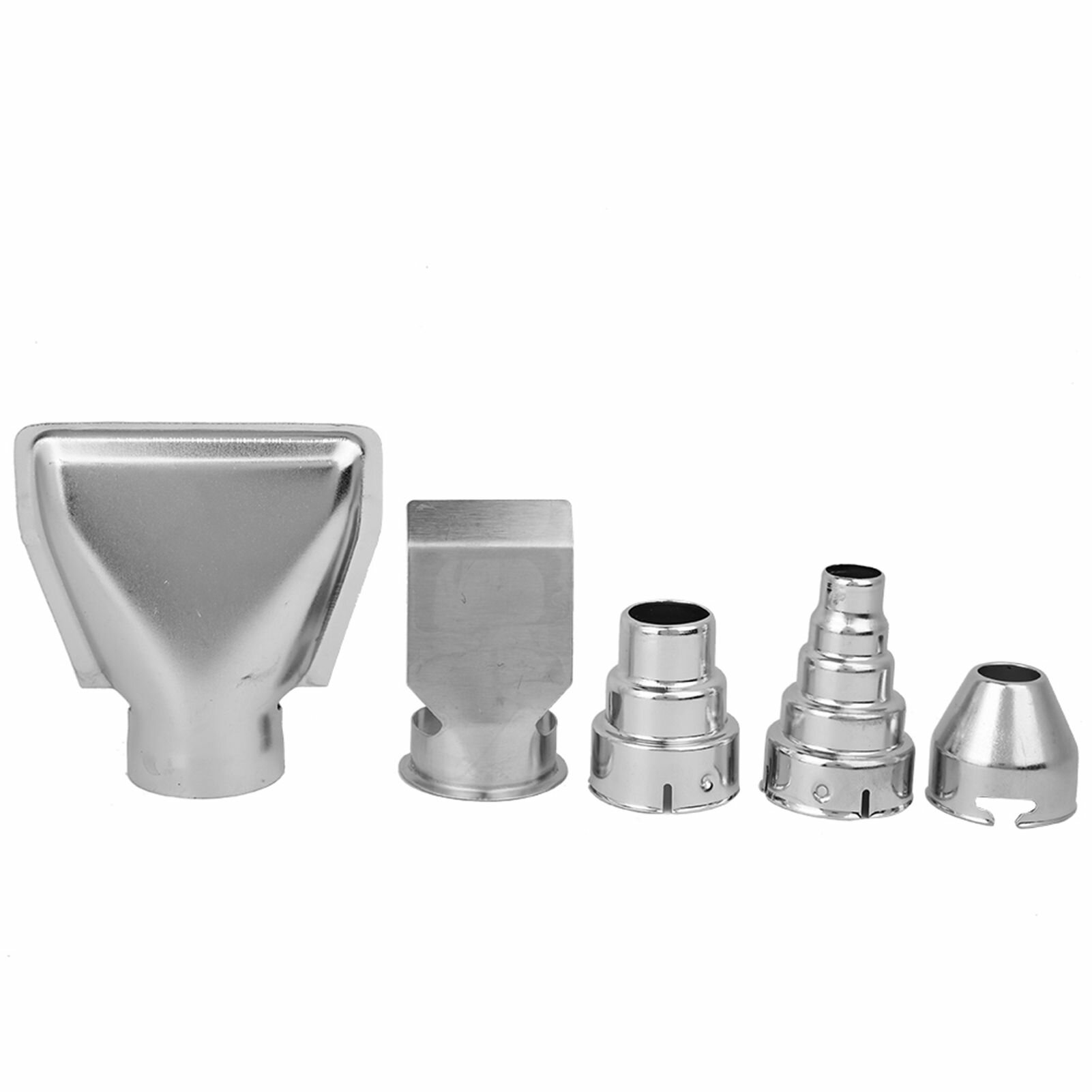 5 шт./компл. насадки для горячего воздуха из нержавеющей стали, аксессуары для вентиляторов, многофункциональный набор насадок 3-в-1 для легкой очистки и сушки, прочный и устойчивый к коррозии