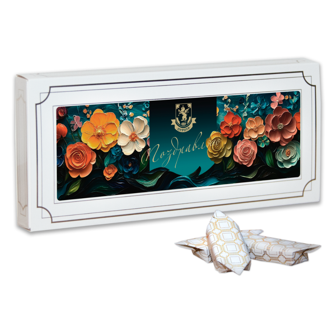 Набор конфет "Пурпур" - Каприз, трюфель натуральный ассорти, 95 гр.