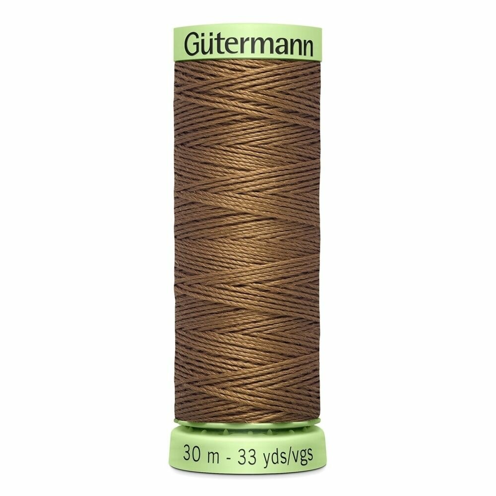 Декоративная нить Gutermann Top Stitch 30/30 м для отстрочки, 100% полиэстер, цвет 180 золотистая охра, 5 шт (3)