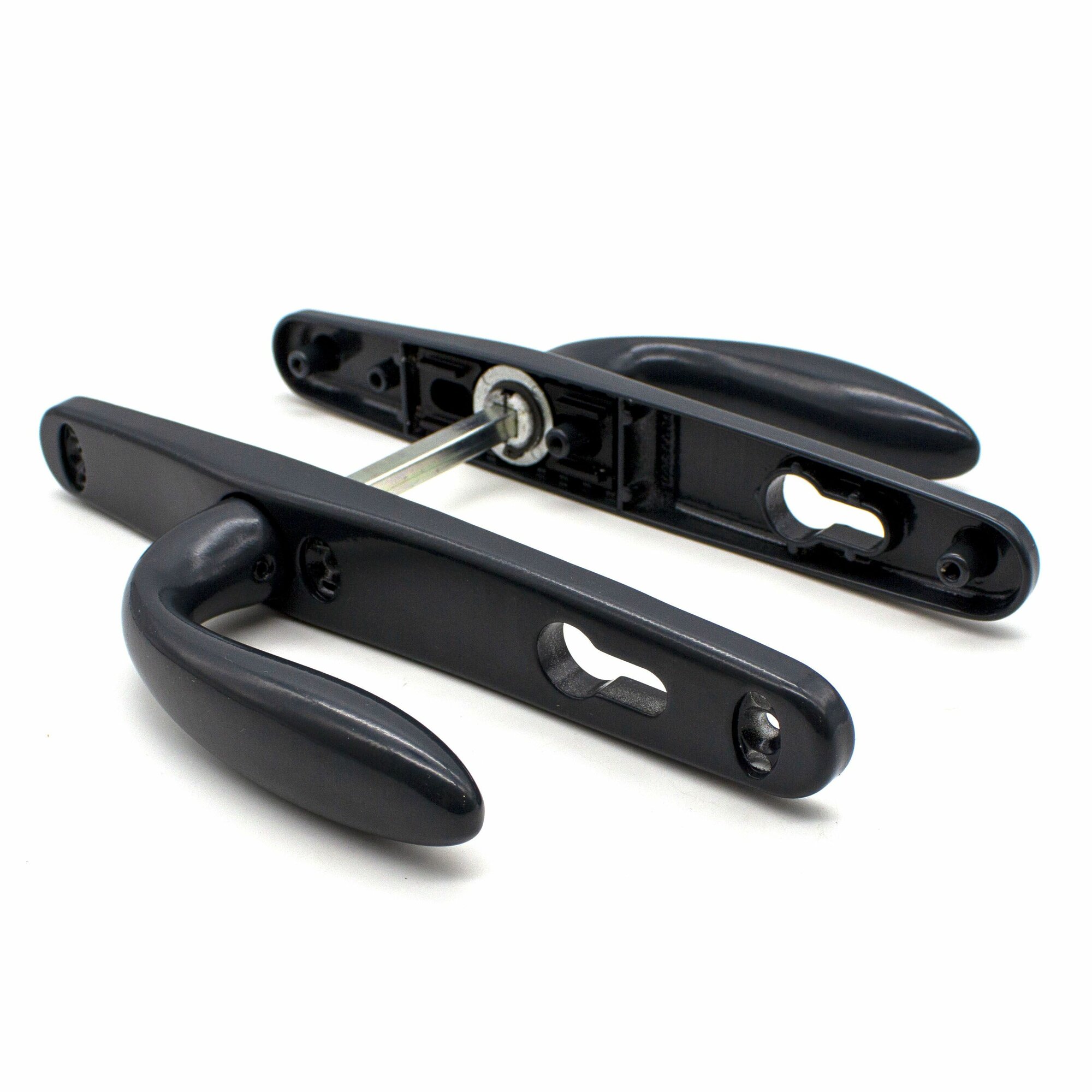 Нажимной гарнитур Stublina межосевое расстояние 92 мм тёмно-серый RAL 7016