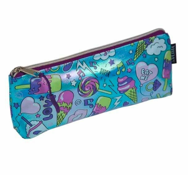 Пенал-косметичка deVENTE 210х80х35, "POP style" треугольный, кожзам, на молнии (7026373)