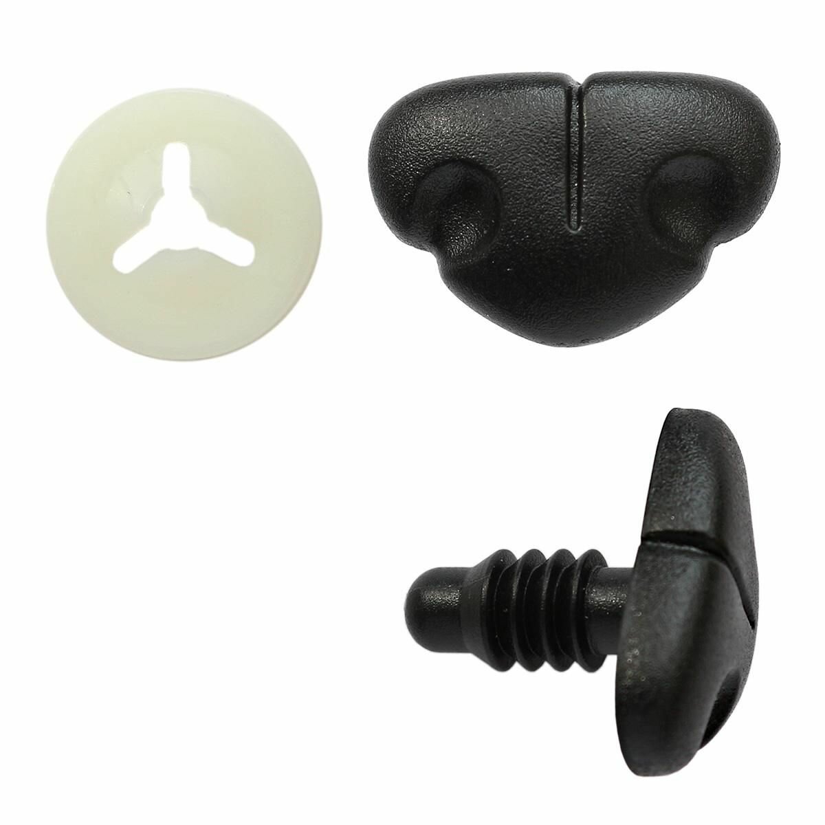 Носики для игрушек айрис Кошачьи, 18х12 мм, 25 шт