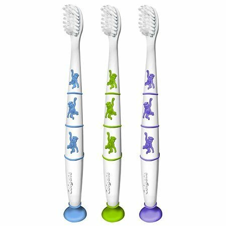 Зубная щетка Colgate для детей от 2-9 лет, Monkey, супермягкая, на блистере, 1 шт