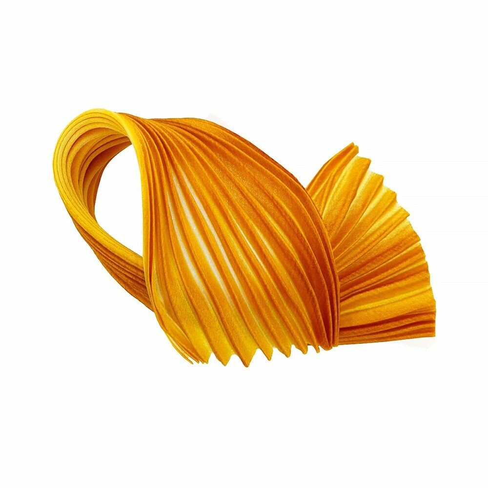 Декоративная лента Floranta "Shibori", 120 мм, 20 см, №66, золотистая