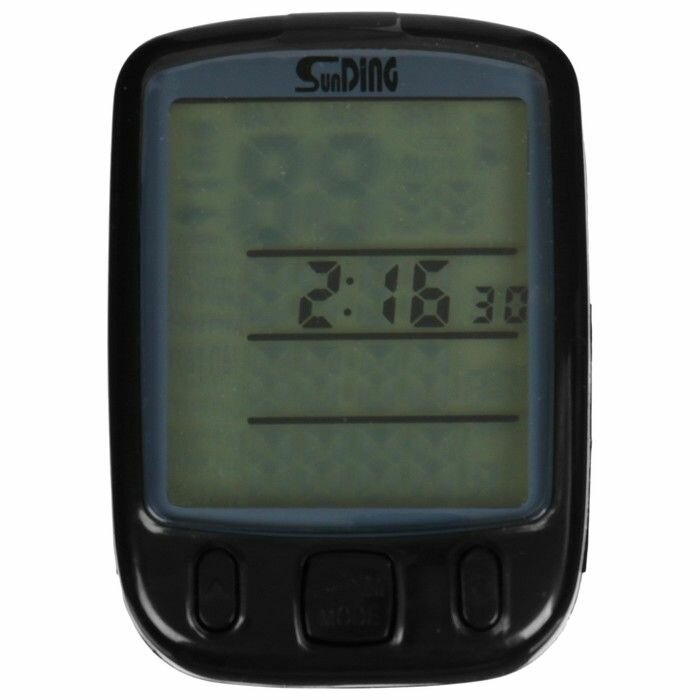 Велокомпьютер SunDING Sd-563A, 27 функций, проводной (Sd-563A)