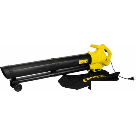 Ручная воздуходувка Champion EB3510, функция пылесоса, мешок для сбора мусора, 900 Вт, 2.76 кг