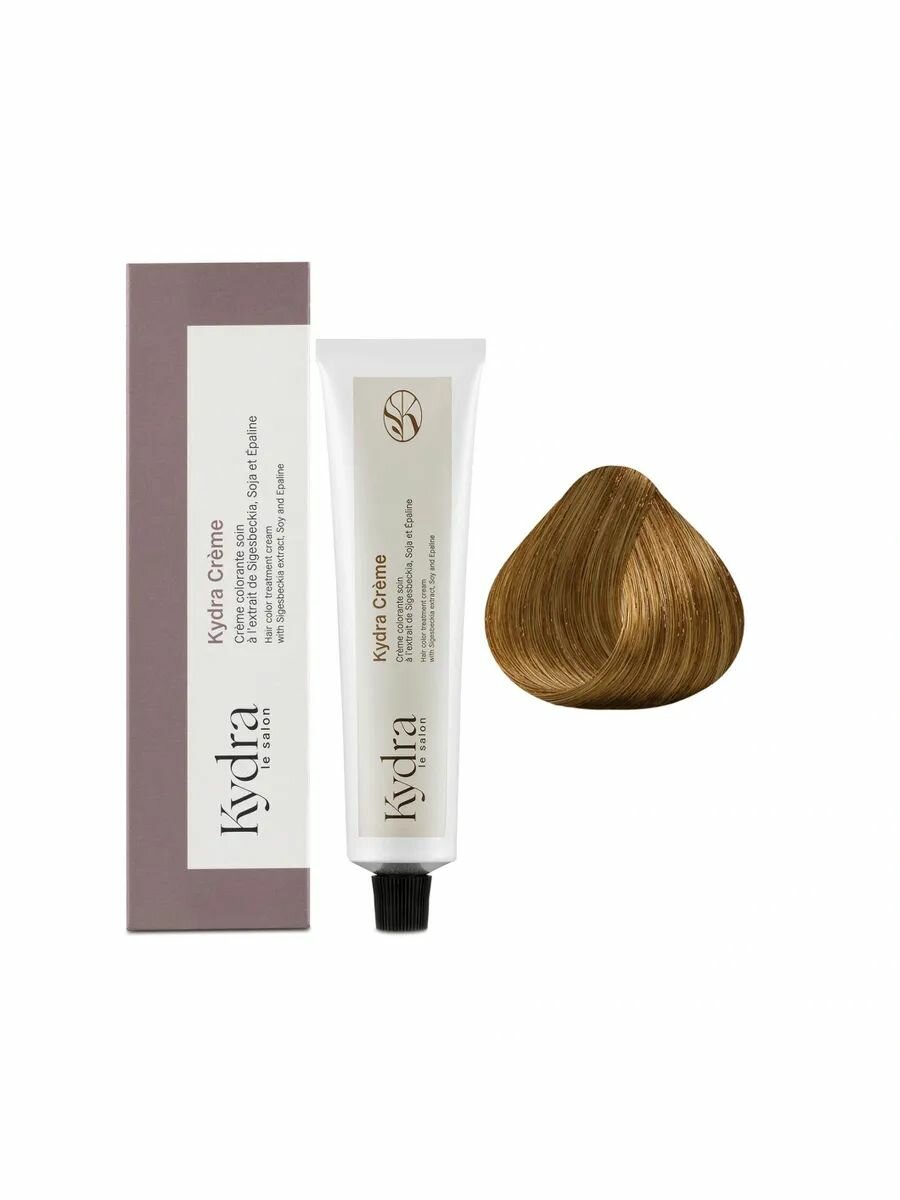 8/73 Краска для волос KYDRA CREME LIGHT GOLDEN CHESTNUT BLONDE, 60 мл