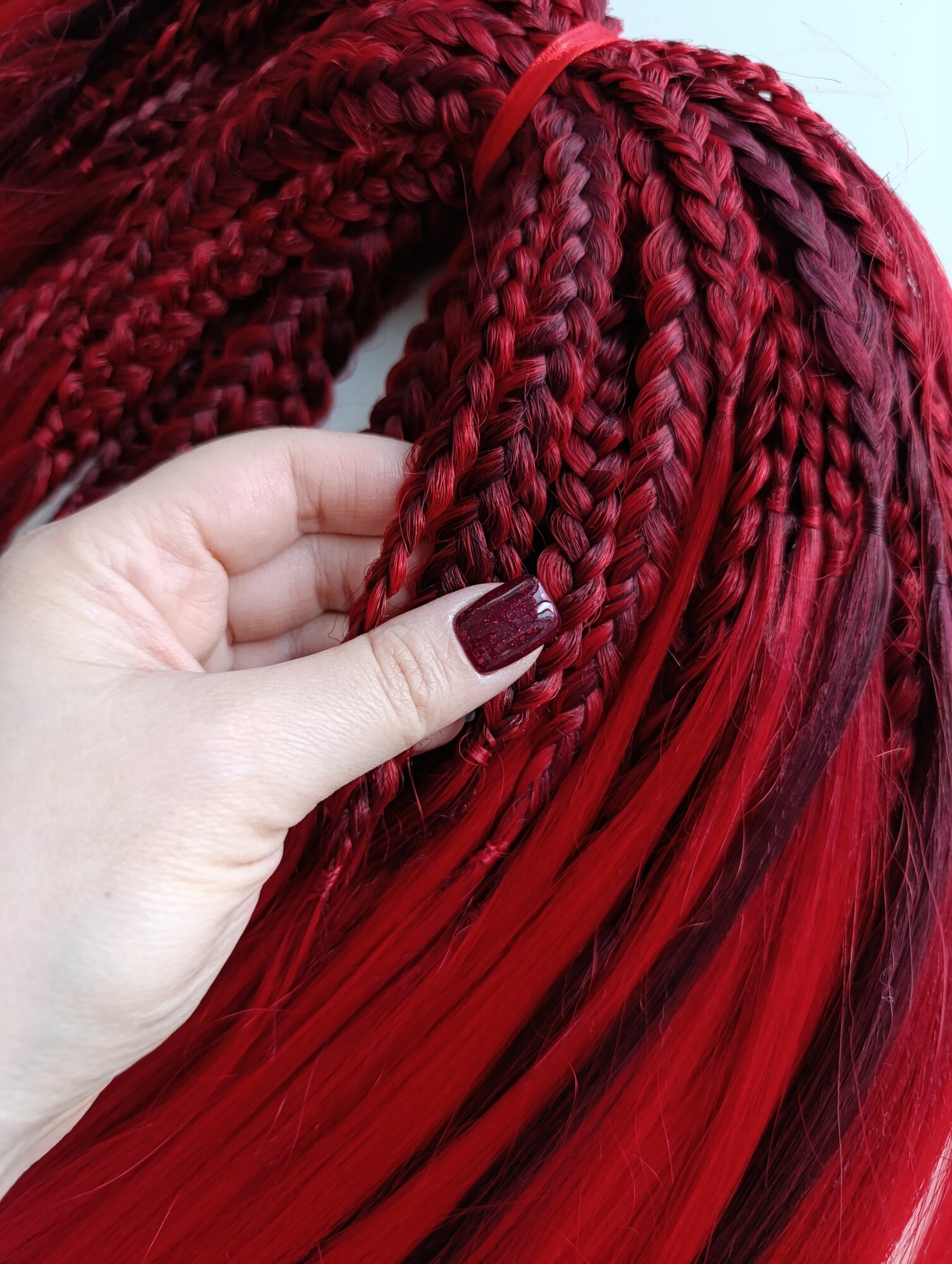 ДЕ косы с термоволокном