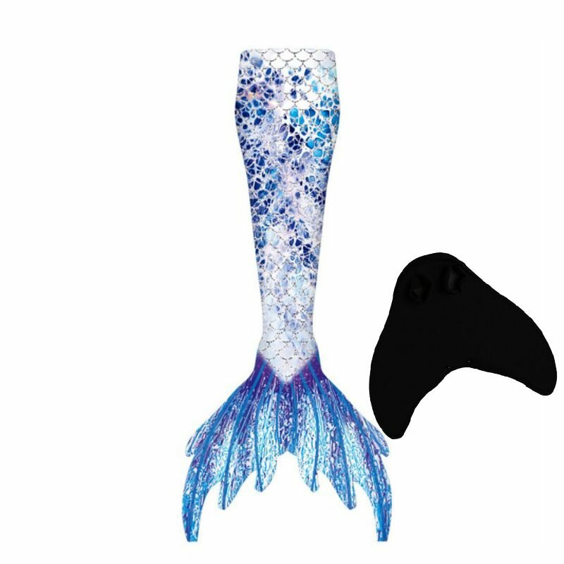 Хвост русалки + плавники, купальники для фотосъемки пляжного аквариума, Взрослые,2 в 1