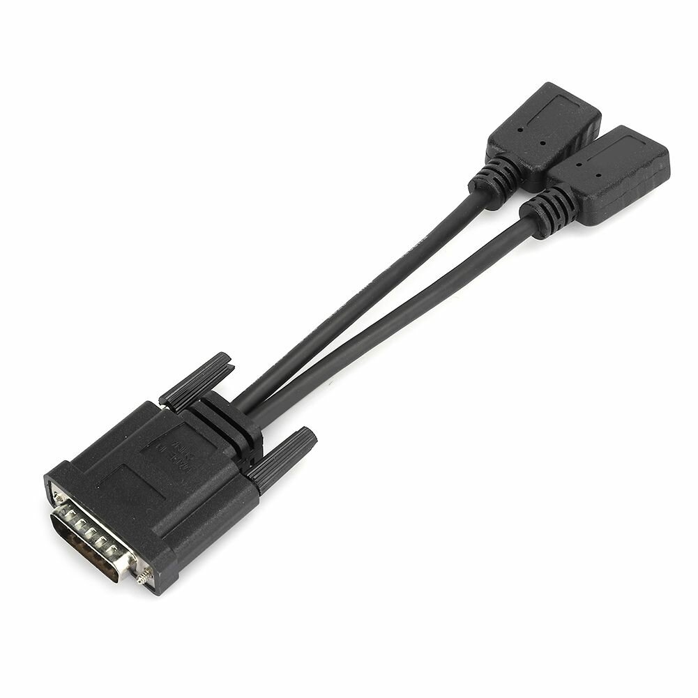 59-контактный кабель-переключатель с двойным дисплеем DMS на HDMI для ноутбука ПК, позолоченный, высокоскоростной адаптер кабеля D0508 DVI для настройки нескольких мониторов