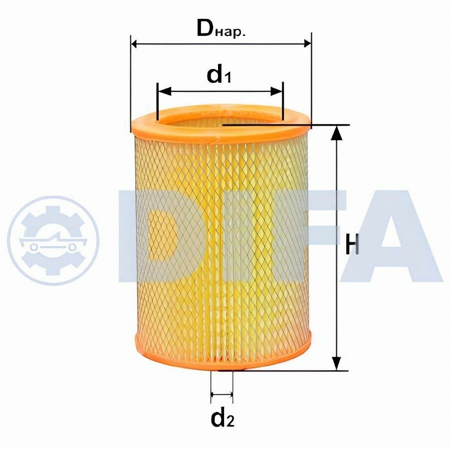 Фильтр воздушный к-т Т-150 СМД-60/комбайн ДОН Т150-1109560/4309-01 (дифа)