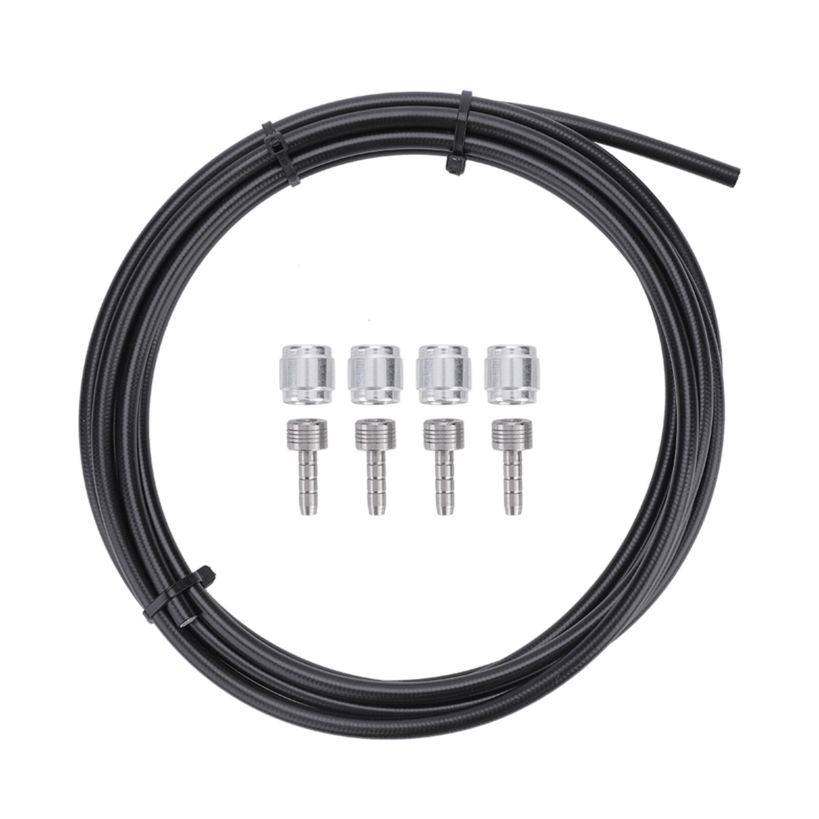 3-метровый гидравлический тормозной шланг для велосипеда с дисковым тормозом и соединительными вставками (комплект аксессуаров).