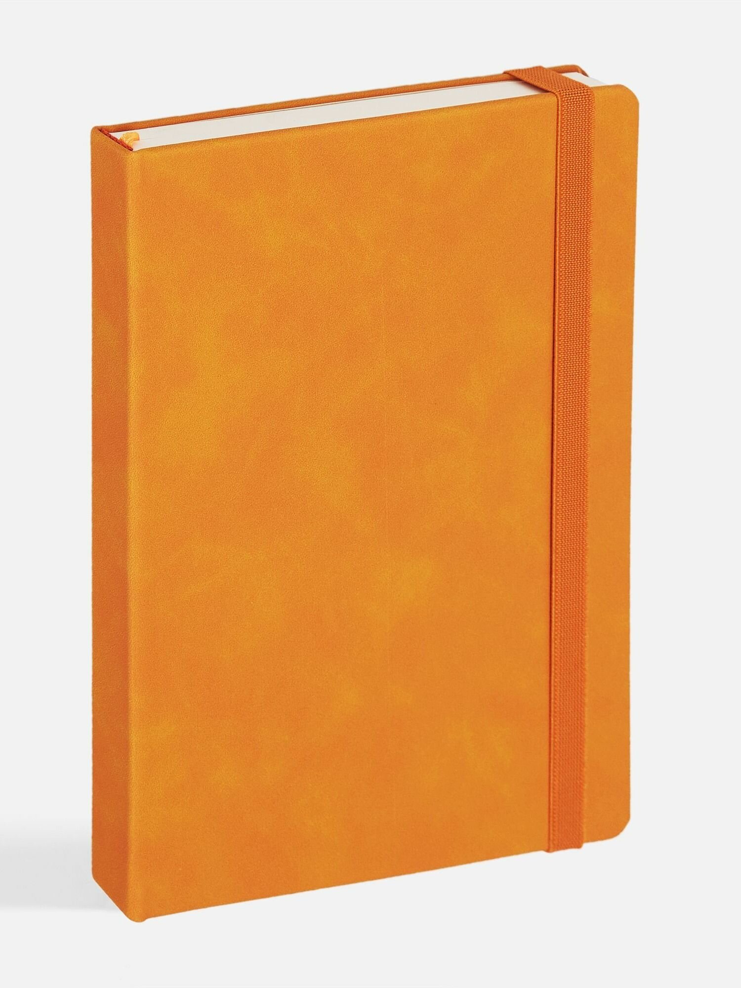 Ежедневник, планер в школу и в офис, твердая обложка, на резинке Urban Hard, А5, недатированный, оранжевый