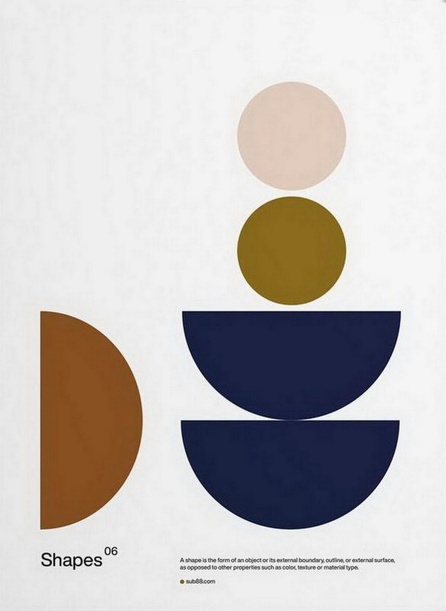 Плакат, постер баланс и симметрия на бумаге, размер 42х60см