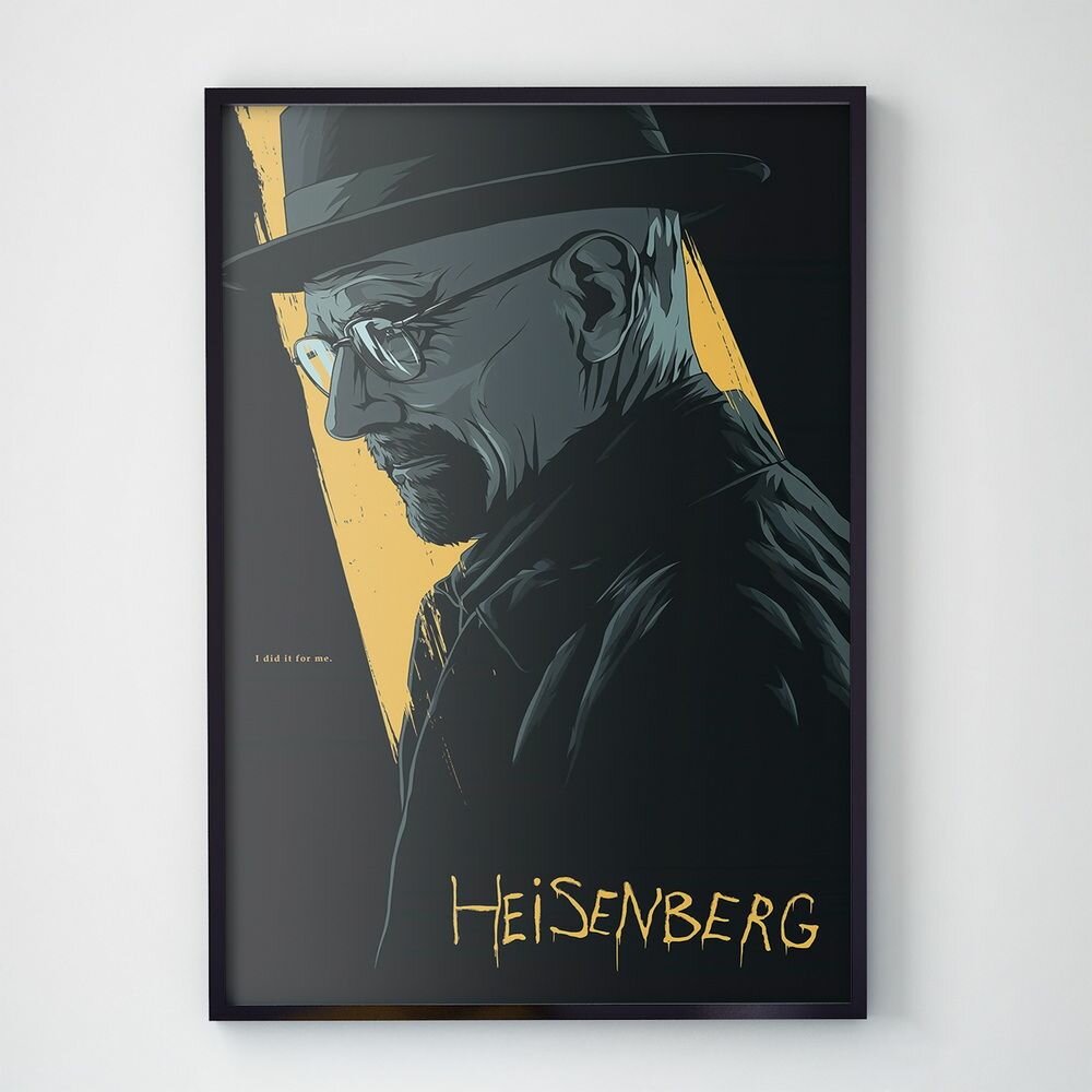 Плакат, постер Во все тяжкие, Breaking Bad на бумаге, размер 21х30см