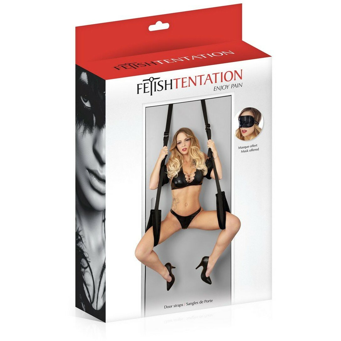 Секс-качели Concorde Fetish Tentation + маска для глаз, черный