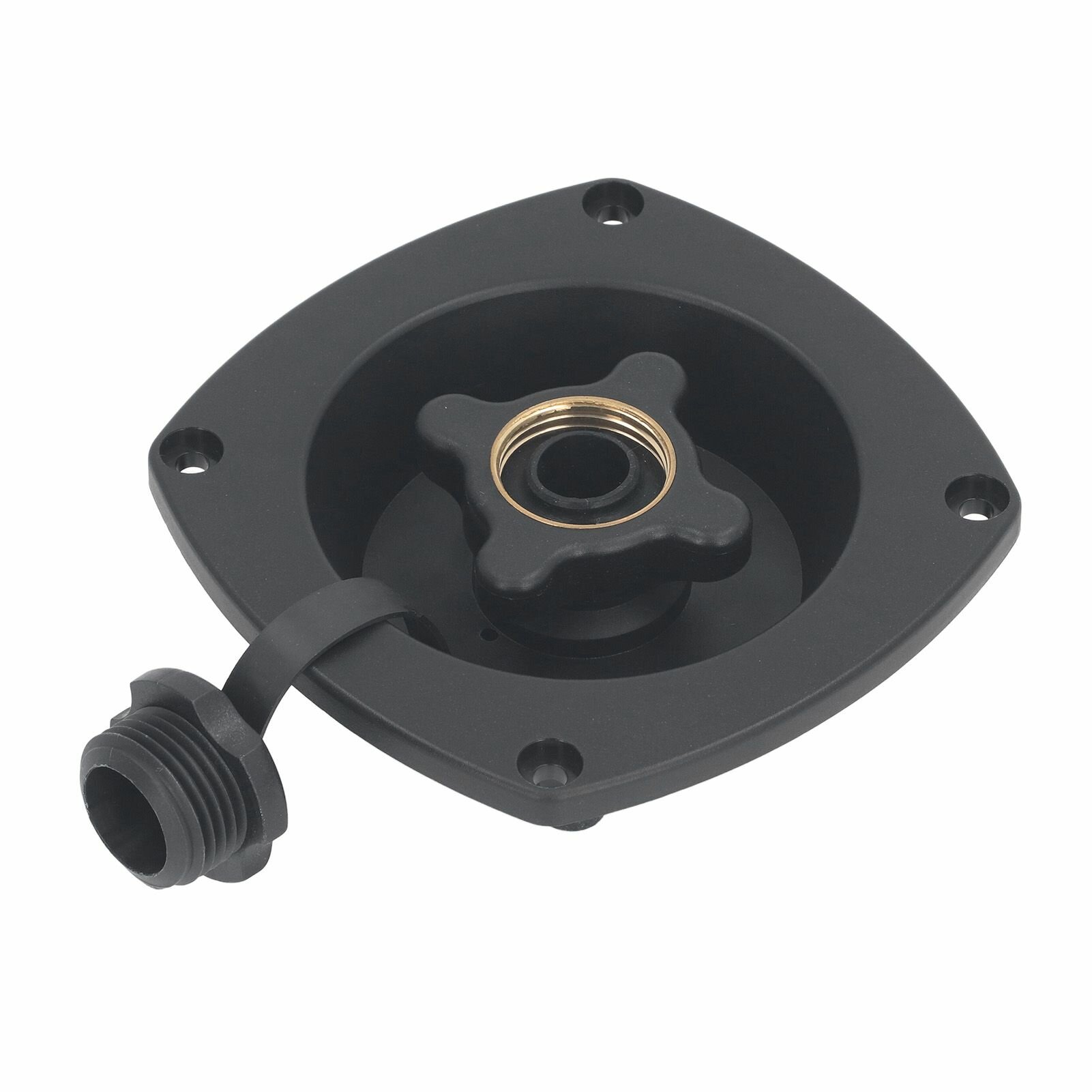 Настенный регулятор наполнителя, ударопрочный, регулируемый по давлению, вход воды для автофургона, прицепа, лодки-кемпера, черный