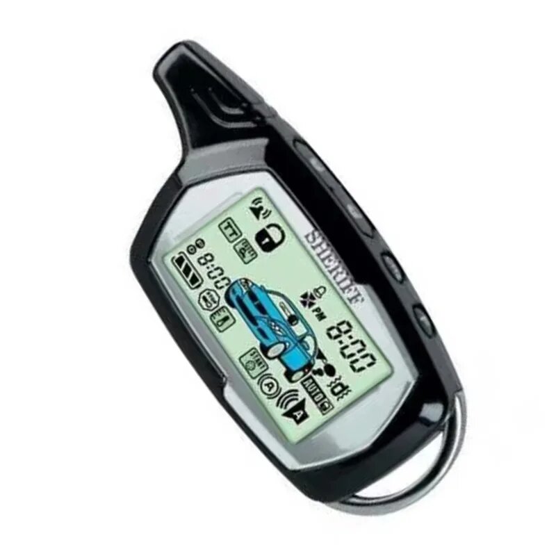 Двусторонний ЖК-брелок с дистанционным управлением ZX-1090 для Sheriff ZX-1090 Sheriff ZX1090, автомобильная сигнализация, ЖК-ключ с дистанционным управлением ZX 1090